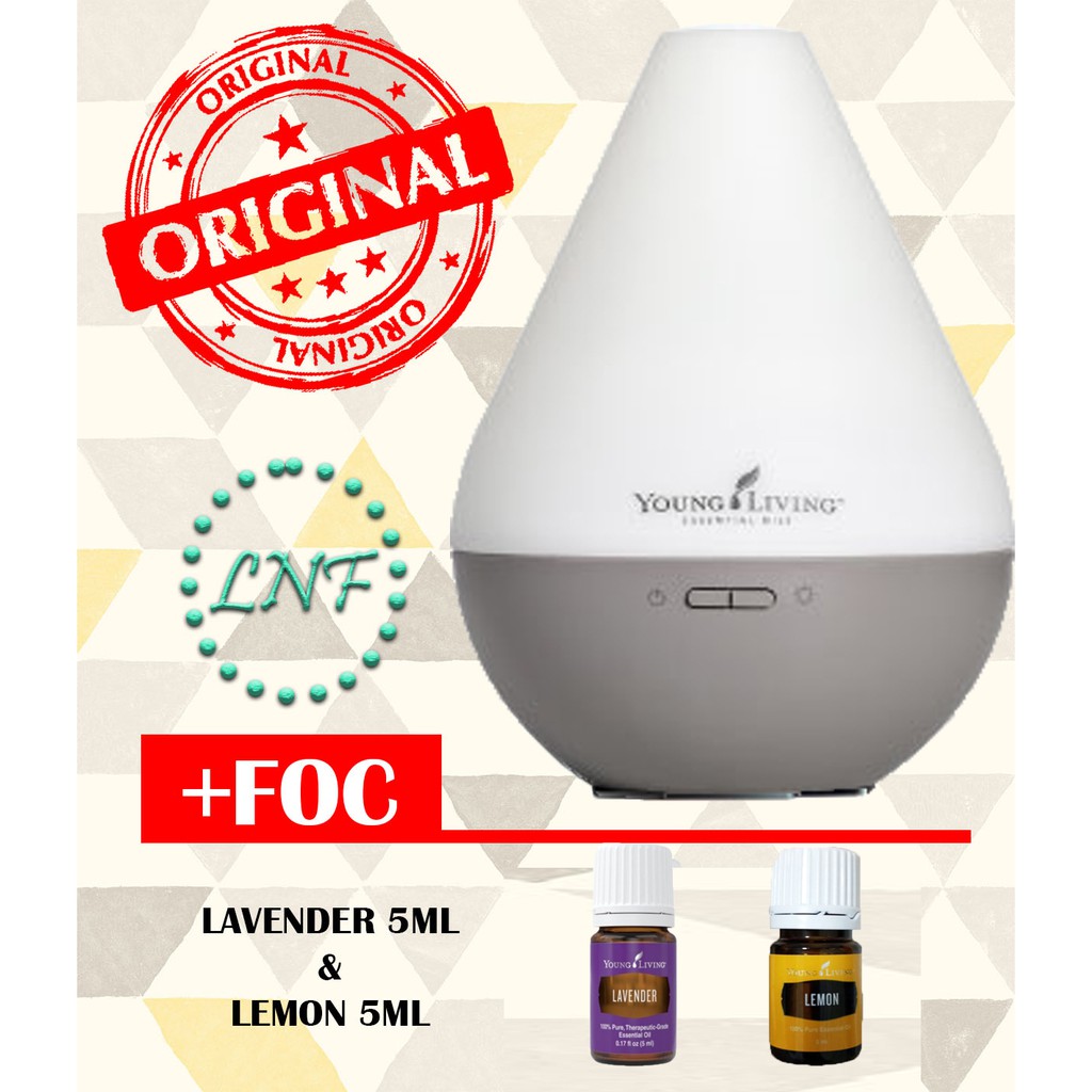 YL Young Livings Dewdrop Diffuser (1Year Warranty) + Free Lavender 5ml ...