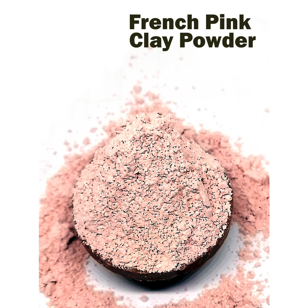 Natural French Pink Clay Powder 100g Mild Mature Sensitive Skin Face ...