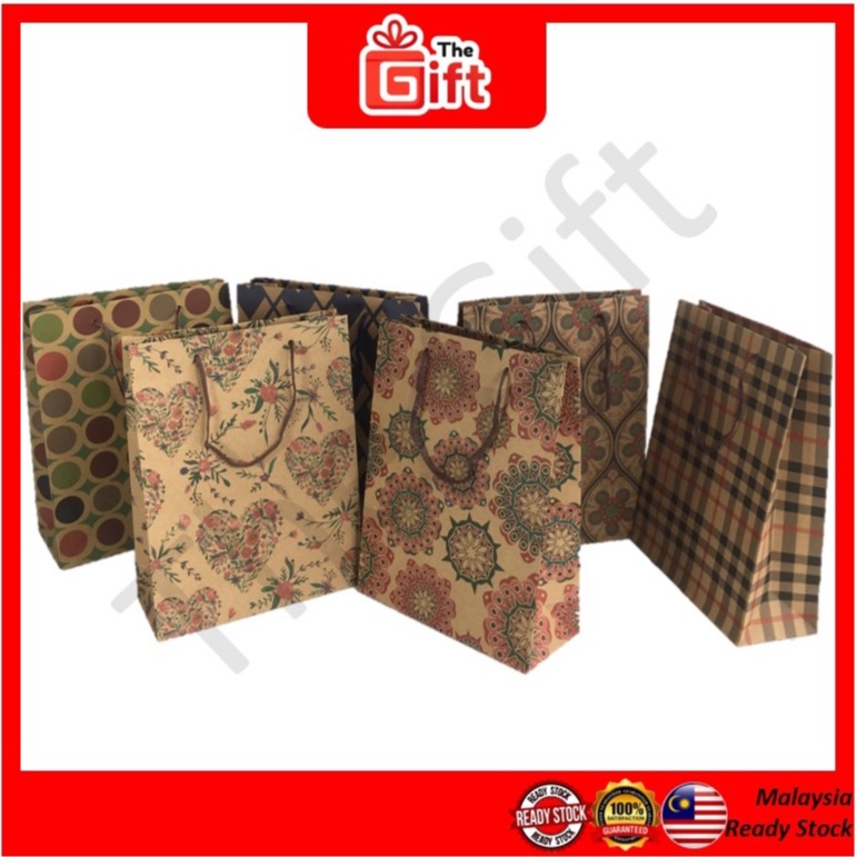 The Gift Paper Bag Gift Paper Gift Bag Beg Kertas Hadiah Recycle Paper ...