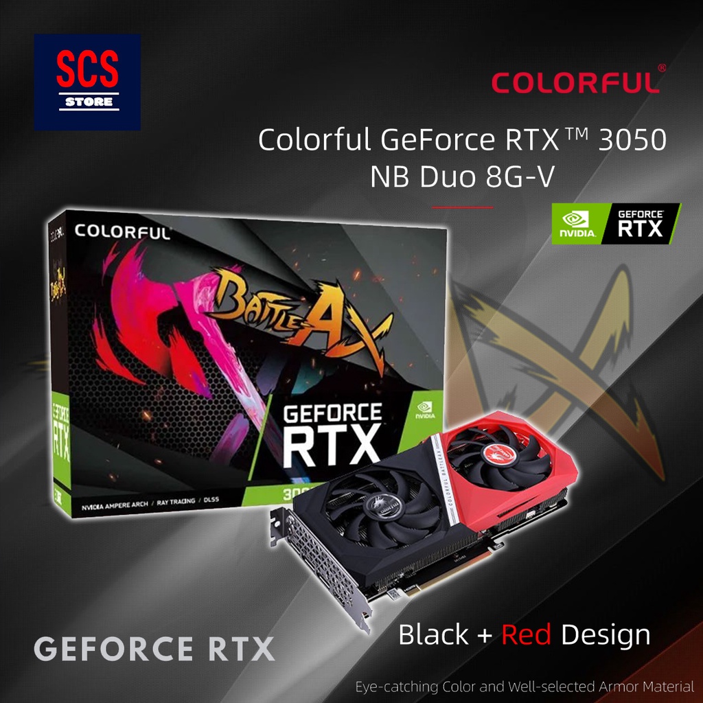 Colorful GeForce RTX 3050 NB DUO 8G-V / RTX 3060 NB DUO 12G V2 L-V ...