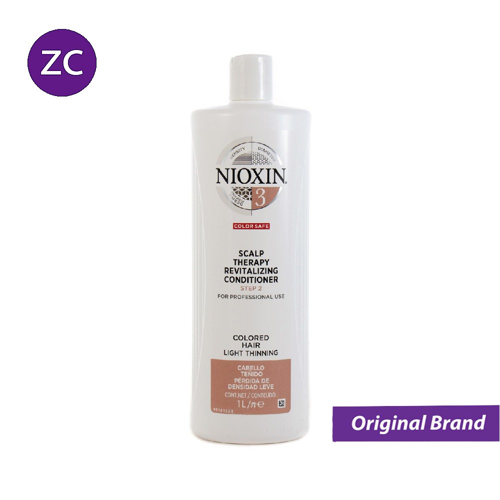 Nioxin System 3 Scalp Therapy Revitalizing Conditioner 1000ml | Shopee ...