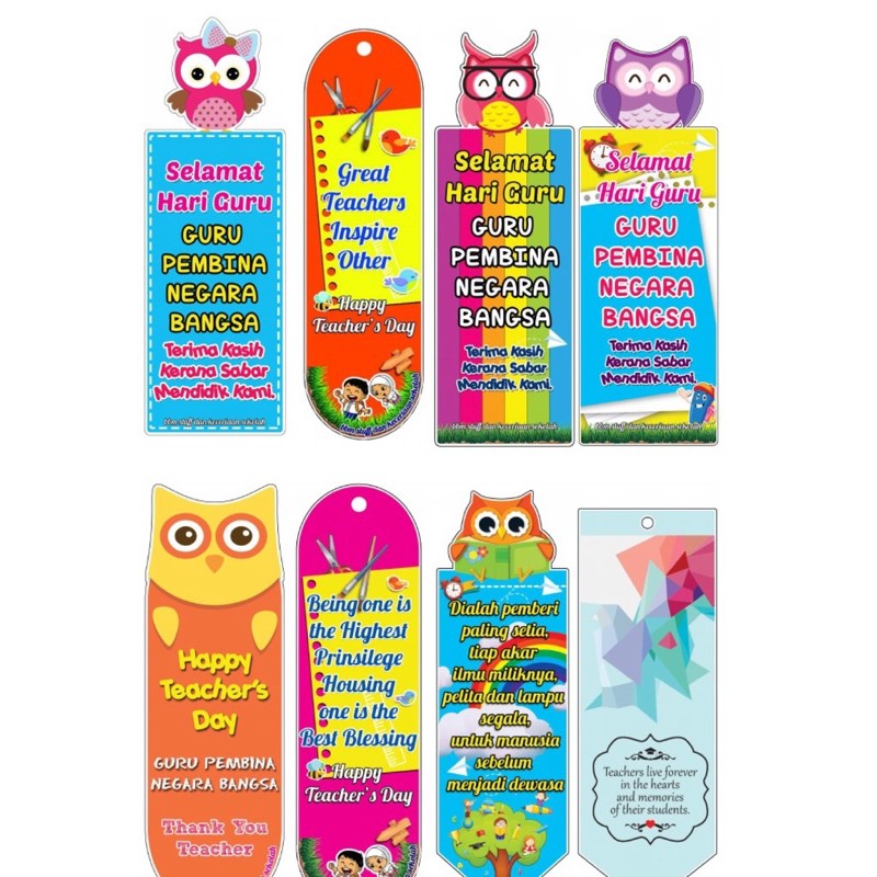 penanda buku/novel kertas | Shopee Malaysia