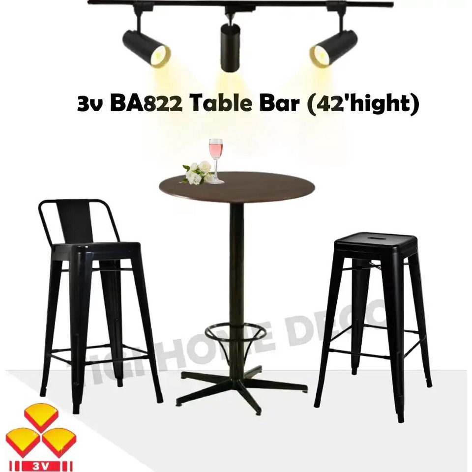3v Bar Round Coffee Table /Meja Bar bulat (Table only ) | Shopee Malaysia