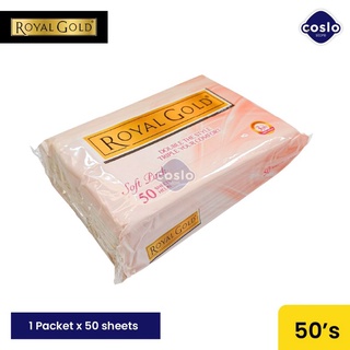 Royal Gold Soft Pack Tissue 3-Ply 50 sheets / Tisu Muka / Facial Tissue ...