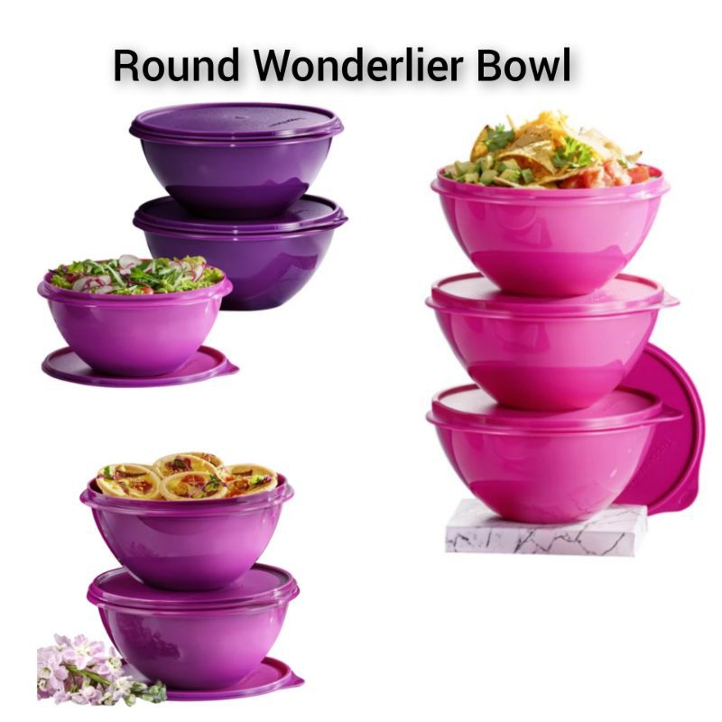 Tupperware Round Wonderlier Bowl LEVEL SET JANUARY 2021 | Shopee Malaysia