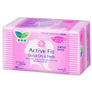 Laurier Pantyliner Active Fit Perfumed 40's (Pack of 2) | Shopee Malaysia