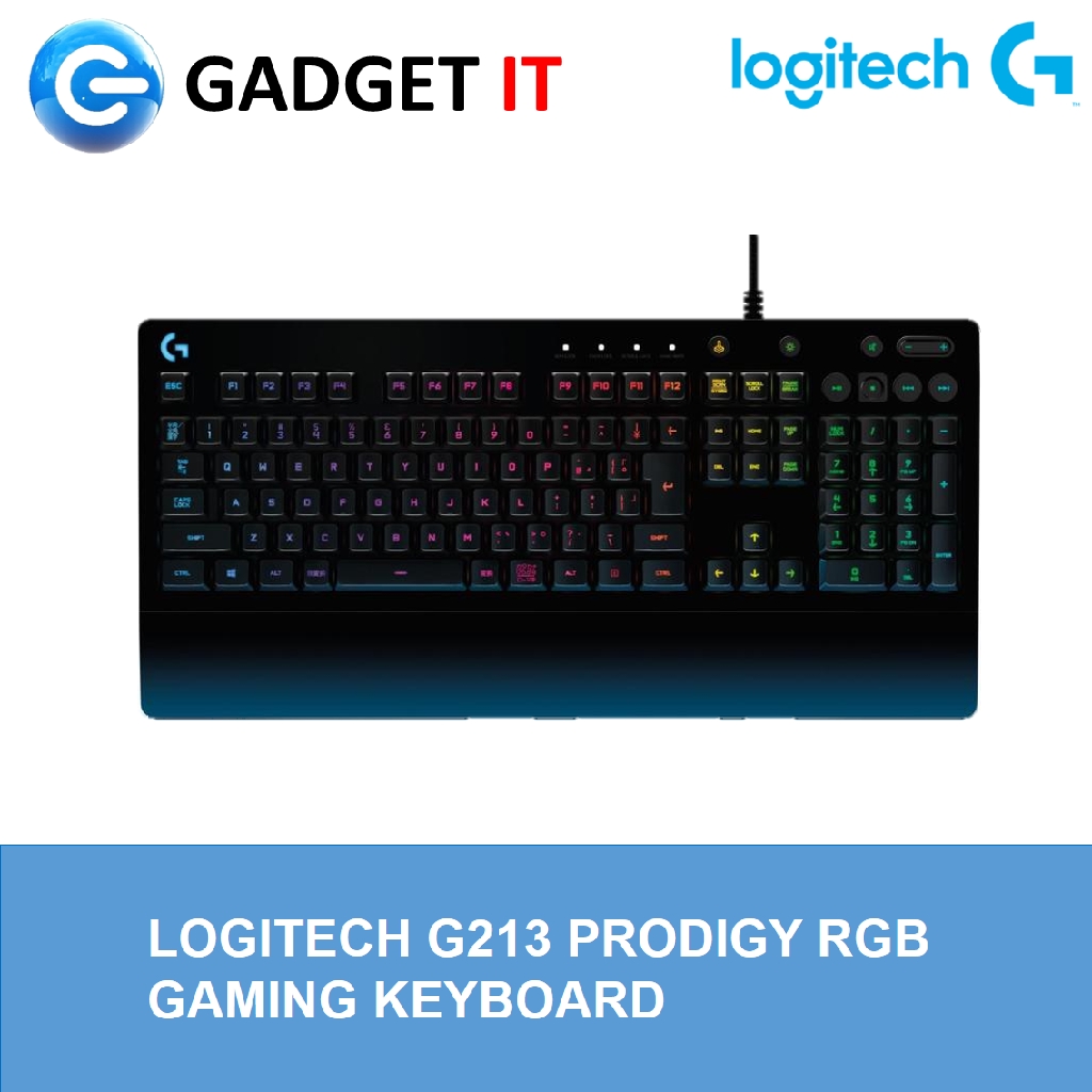 Logitech G213 Gaming Keyboard With Dedicated Media Controls