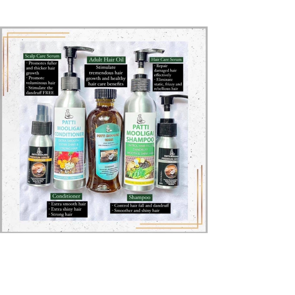 Patti Mooligai Hair Oil | SHAMPOO | CONDITIONER | SCALP CARE | HAIR ...