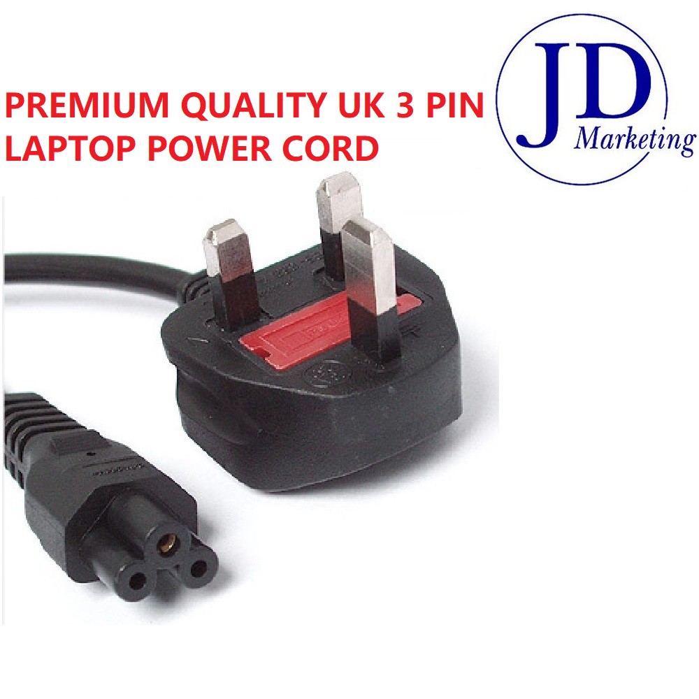 3 Pin Notebook Power Cable Power Cord With Fused | Shopee Malaysia