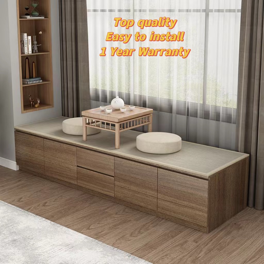 New Bay window storage narrow cabinet window low cabinet Sun protection ...