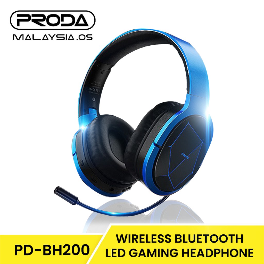 Azeada by Proda PD-BH200 Maiku Series Bluetooth V4.2 Gaming Headphone ...