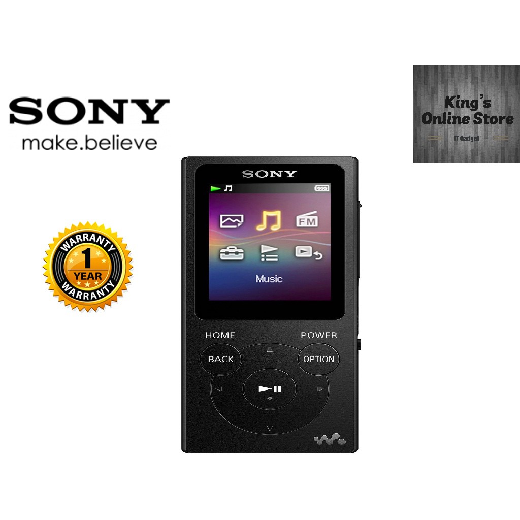 SONY NW-E394 8GB Walkman digital music player ( BLACK ) | Shopee Malaysia