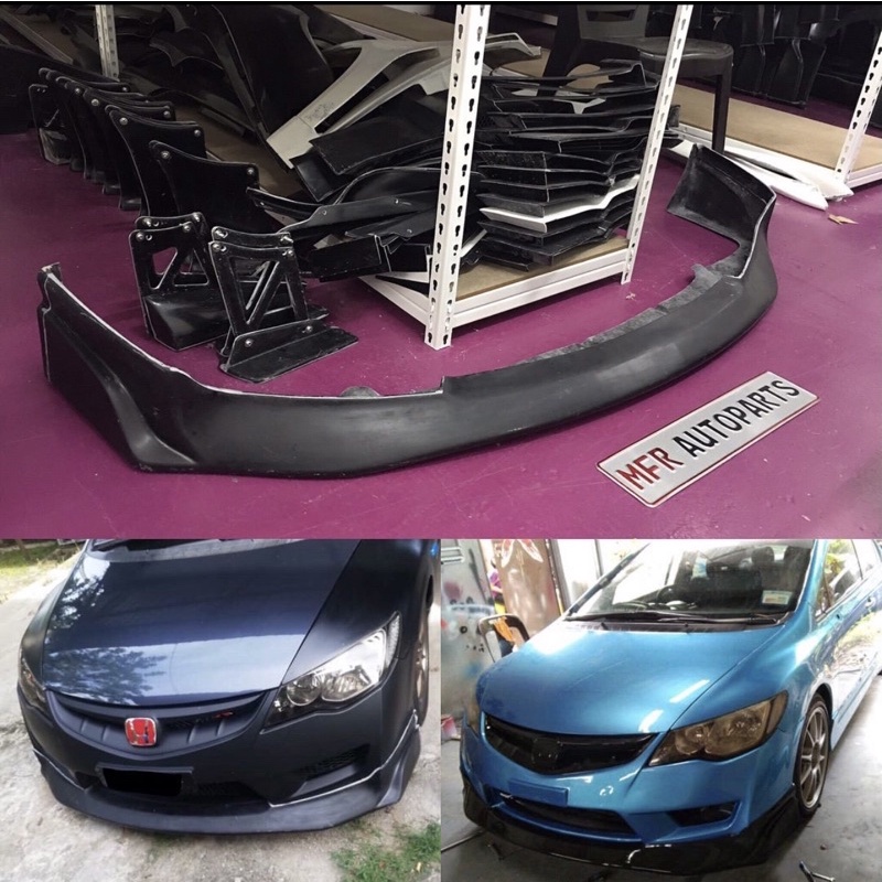 LIPS JS RACING FD2R FOR BUMPER TYPE R PP TAIWAN / FRP | Shopee Malaysia