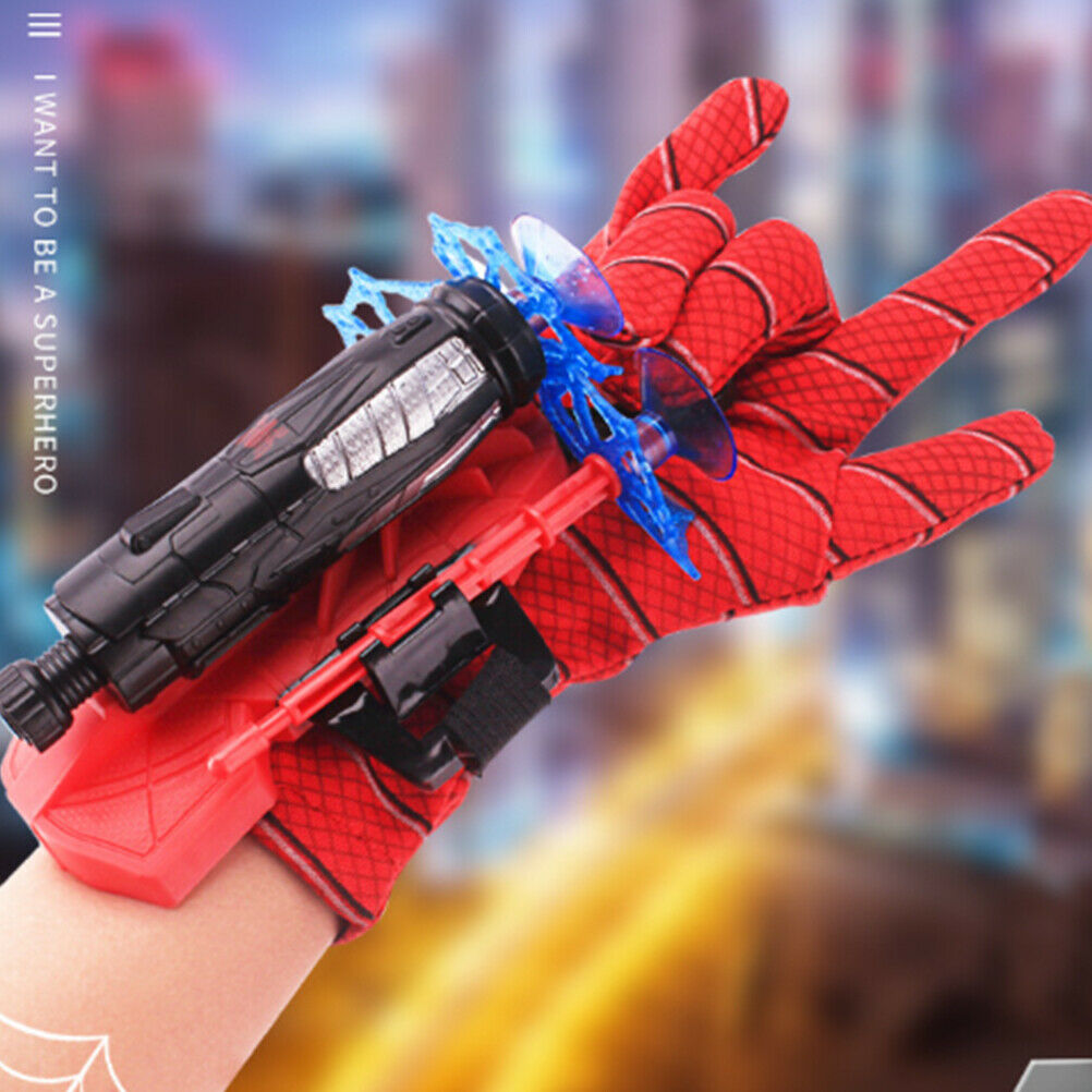 New The Avengers Spiderman Launchers Toy Glove Spider Man Action Figure ...