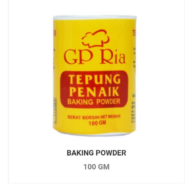 BAKING POWDER / TEPUNG PENAIK | Shopee Malaysia