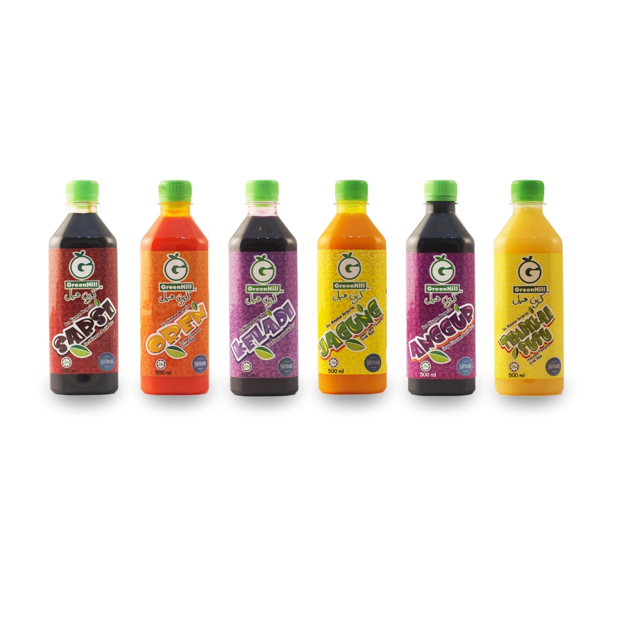 Greenhill Flavoured Drink Base 500ml Grape/Mango/Strawberry/Lychee ...