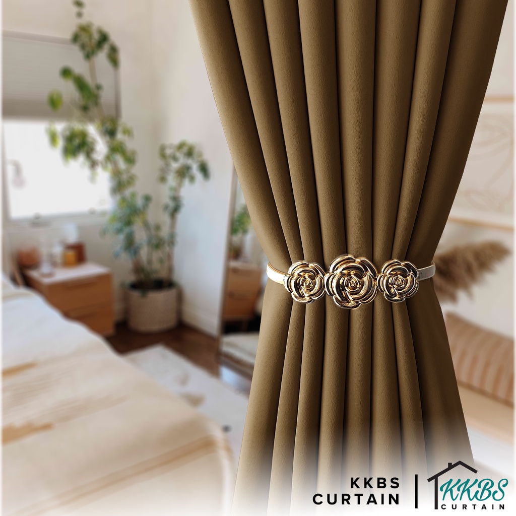 KKBS CURTAIN Emorie Design Bunga Mawar Tali Pengikat Langsir (KKBS ...