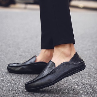 [SCL] 🌈kasut lelaki murah🔥Cow Leather Men Loafers Fashion Lofer Shoe ...