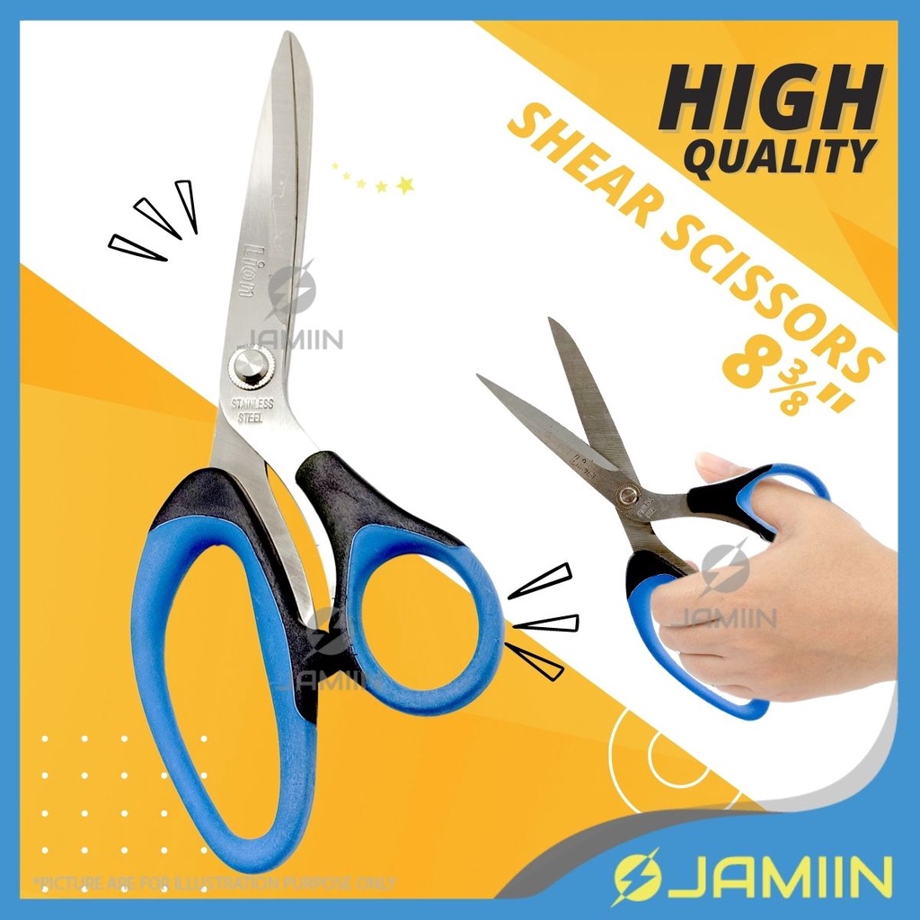 LION Stainless Steel Scissors High Quality Shears Sharp Scissors Cut ...