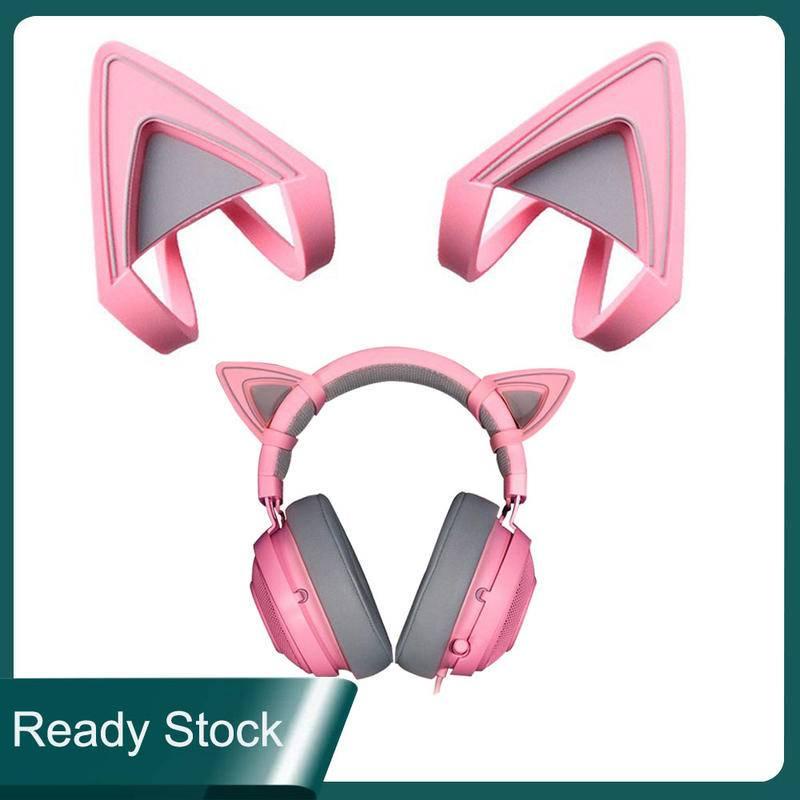 Razer Kitty Headphone Cat Ears Cute Adjustable Straps Attachable ...