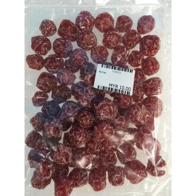 300g Premium Quality Preserved Fruits Plum Red Qing Ren Mei (LOCAL ...
