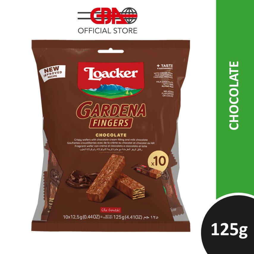 Loacker Gardena Fingers - Chocolate (125g) | Shopee Malaysia