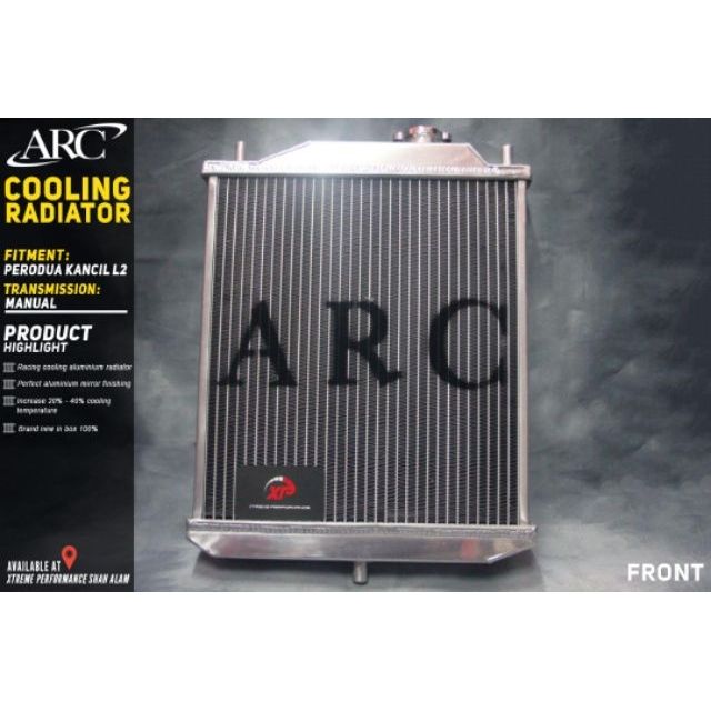 ARC Aluminum Sport Racing Radiator Heavy Duty Extreme Cooling | Shopee ...