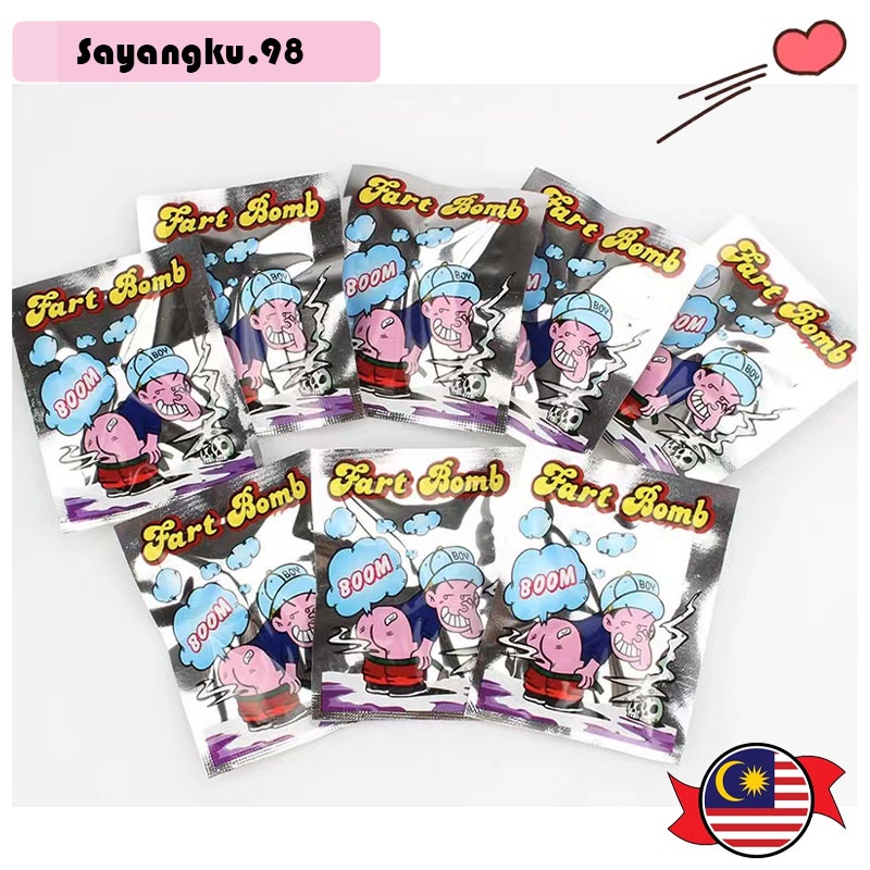 Smelly Fart Bomb Bag Fool Toy Novelty Prank Stink Exploding Magic Fart ...
