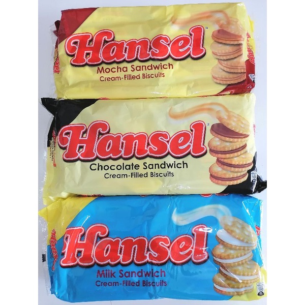 HANSEL ASSORTED Cream Filled Sandwich 10's x 31 Grams (HALAL) | Shopee ...