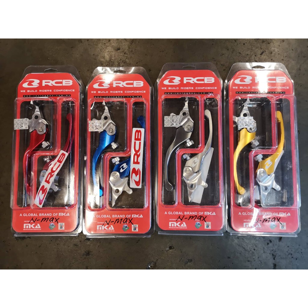 NMAX RACING BOY RCB ALLOY BRAKE LEVER SET (S2) (NEW VERSION) | Shopee ...