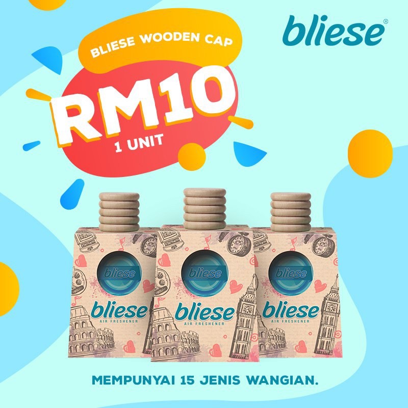BLIESE Air Freshener With Aromatherapy And IFRA Certificate 9ml a Room ...