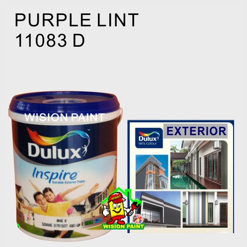 PURPLE LINT 11083 D ( 18L ) DULUX INSPIRE DURABLE EXTERIOR PAINT ...