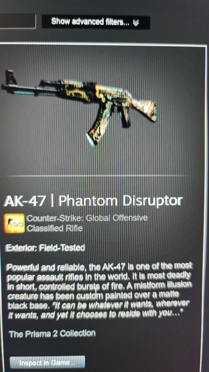 CSGO Skins: AK-47 | Phantom Disruptor (FT 0.22) | Shopee Malaysia