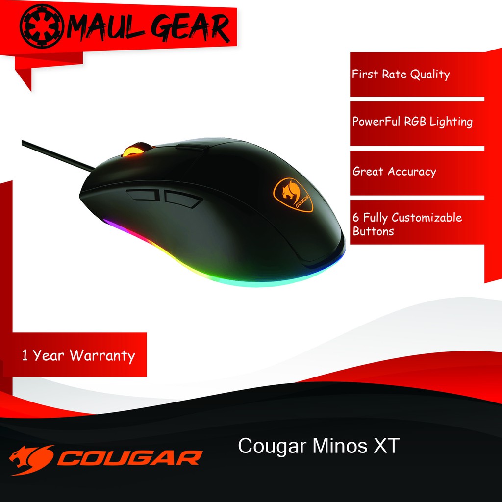Cougar Minos XT Gaming Mouse | Shopee Malaysia