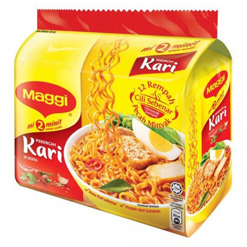 [READY STOCK] Maggi Curry Flavour 5's | Shopee Malaysia