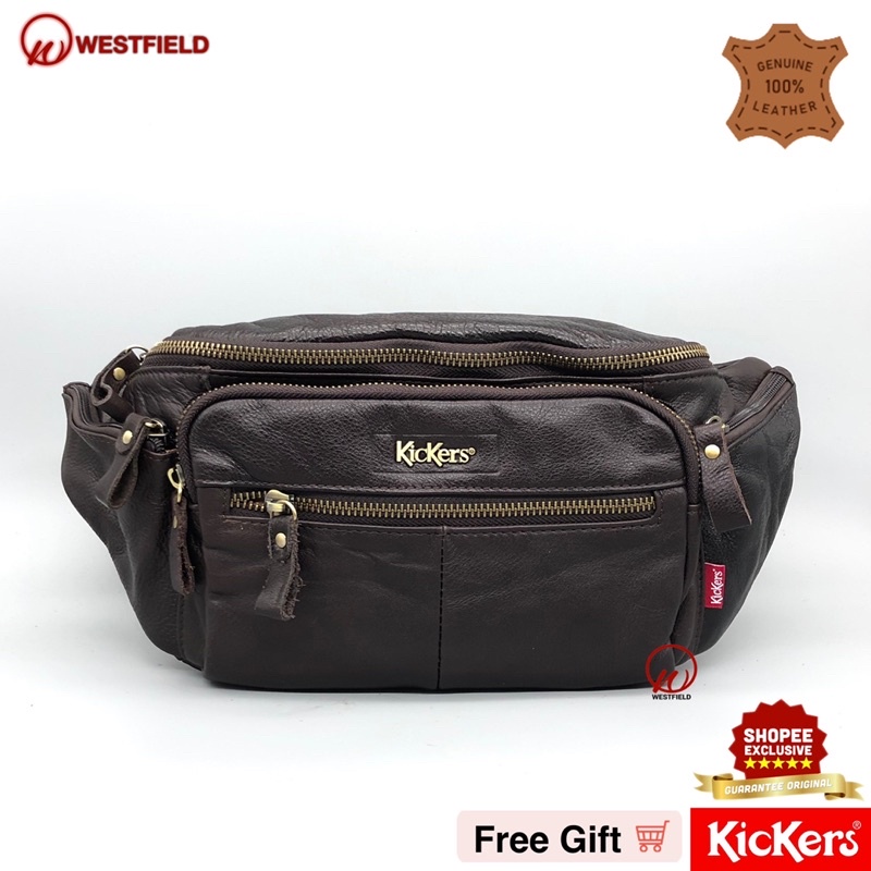 KICKERS PREMIUM LEATHER POUCH BAG ( KIC-W 78866 ) | Shopee Malaysia