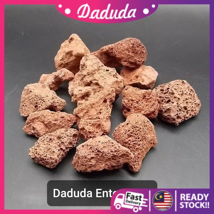 Red Lava Rock Aquarium Fish Tank Filter Media,untuk akuarium ikan air ...
