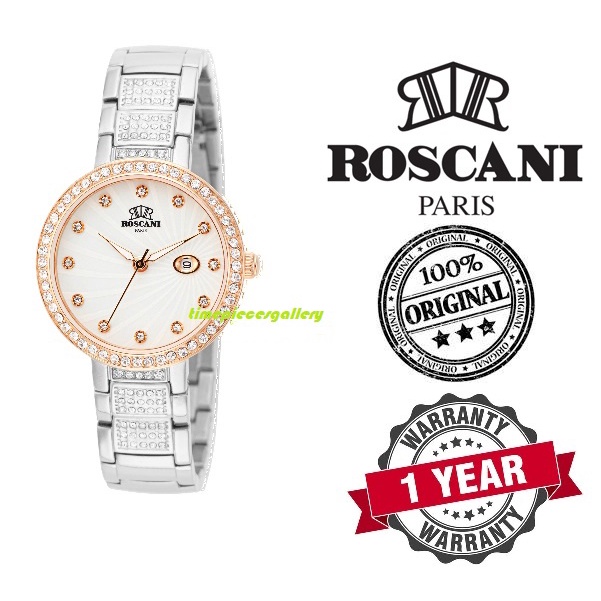ROSCANI Quartz Lady Watch BL E15655 (Rose Gold) | Shopee Malaysia