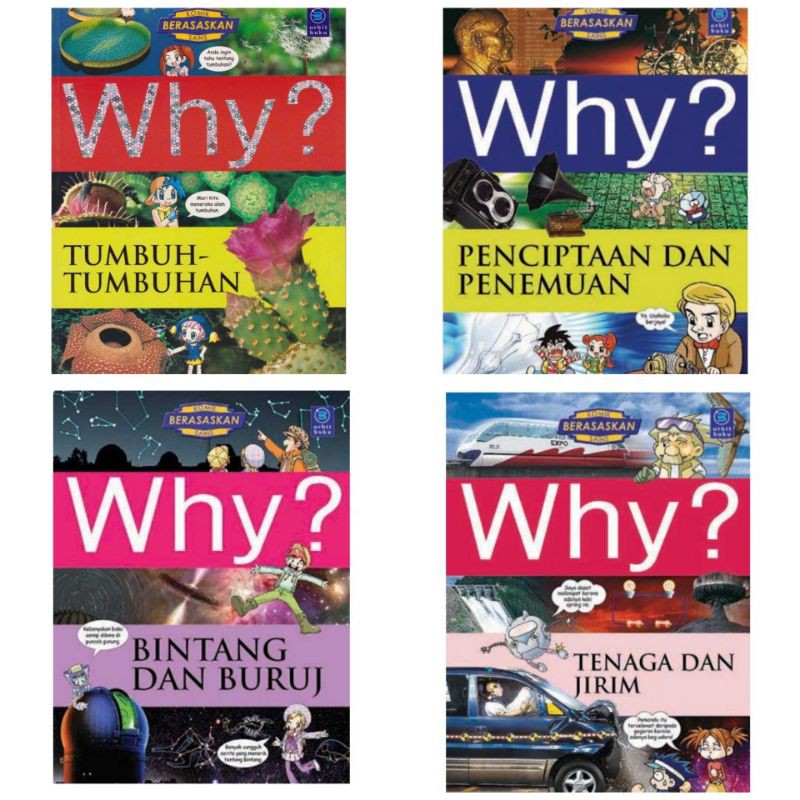WHY? Komik Sains : Tumbuh-Tumbuhan, Penciptaan dan Penemuan, Bintang ... WHY? Komik Sains : Tumbuh-Tumbuhan, Penciptaan dan Penemuan, Bintang ...