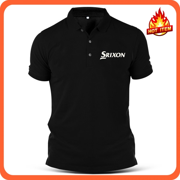 Srixon Embroidery Sports Golf Baju Cotton Sulam Sportwear Polo T Shirt ...