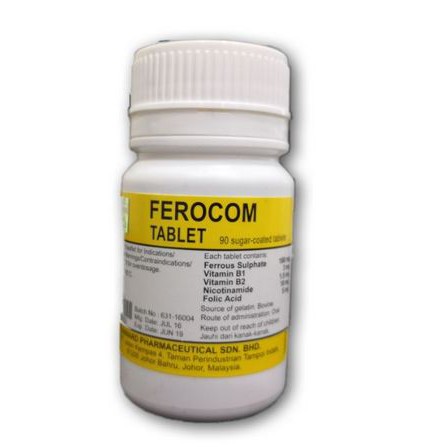 FEROCOM TABLET 90S EXP:04/22 | Shopee Malaysia