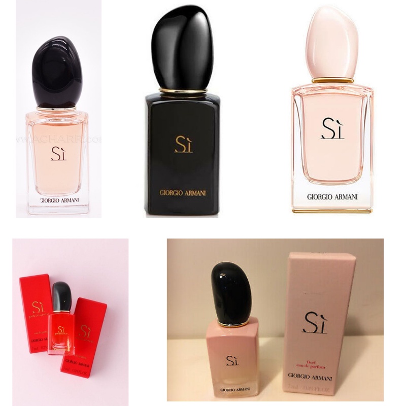 (MINIATURE) GIORGIO ARMANI SI EDP/ SI EDP INTENSE/ SI EDT/ SI FIORI EDP ...