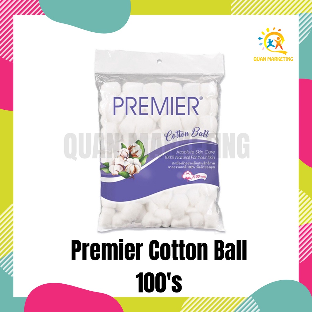 Premier Cotton Ball 100's / Kapas Ball 100's | Shopee Malaysia