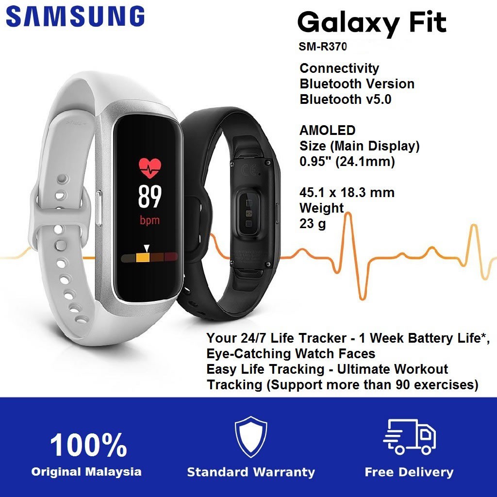 Samsung Galaxy Fit (R370) Original Brand New 2020 Silver | Shopee Malaysia