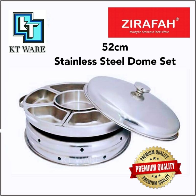 KT WARE 52cm stainless Steel serving dome set party dome SET BUFFET SET ...