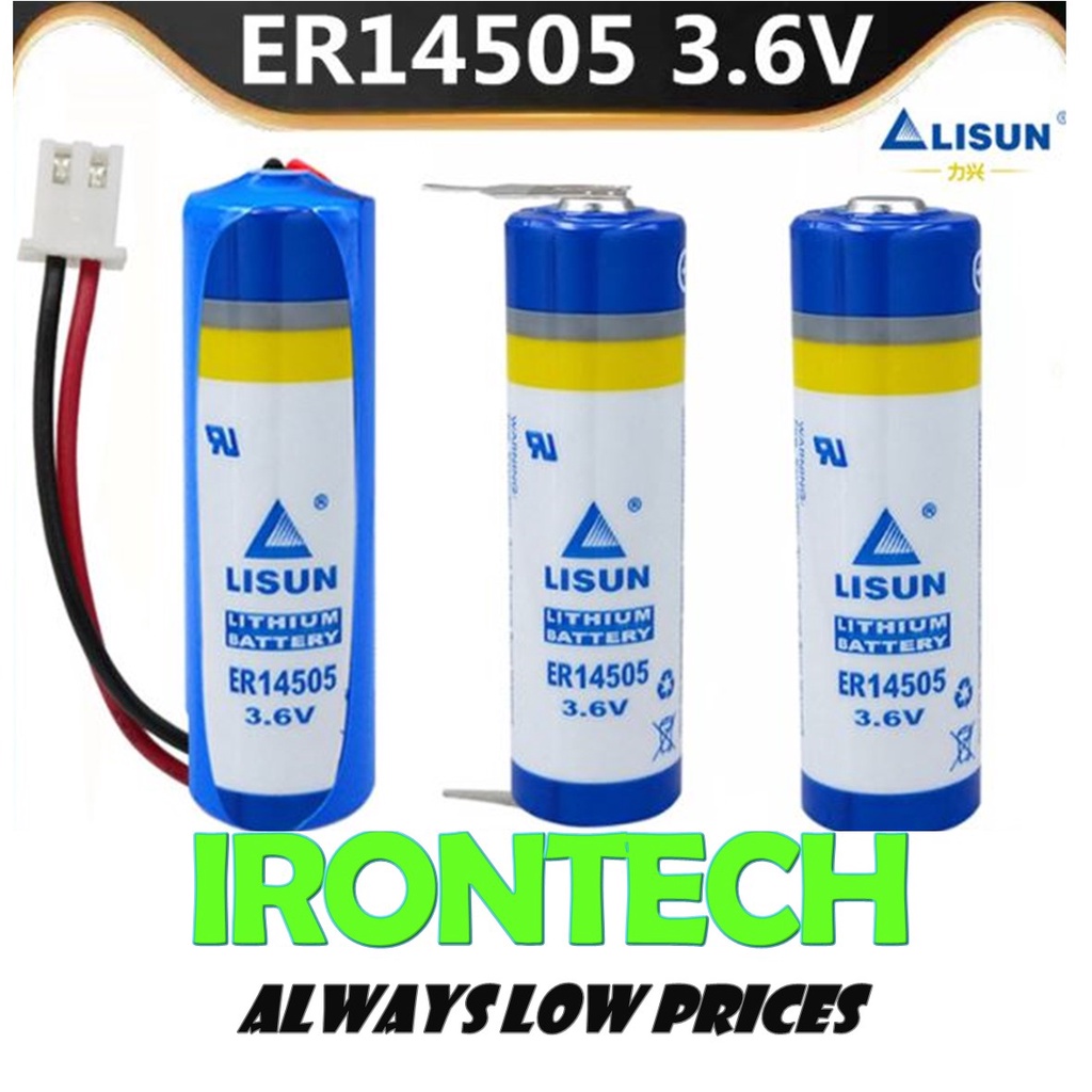 LISUN/Lixing ER14505 14505 3.6v 2400 MAH Patrol Bar Battery Flow Meter ...