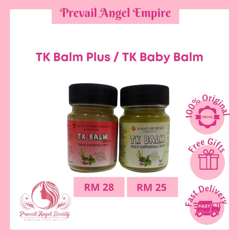 TK PLUS++ THULASI KARPURAVALLI ADULT BALM / THULASI KARPURAVALLI BABY BALM 30G | Shopee Malaysia