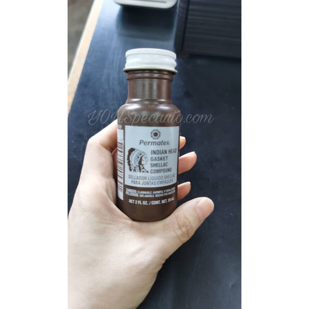 PERMATEX INDIAN HEAD GASKET SHELLAC COMPOUND 59ML | Shopee Malaysia