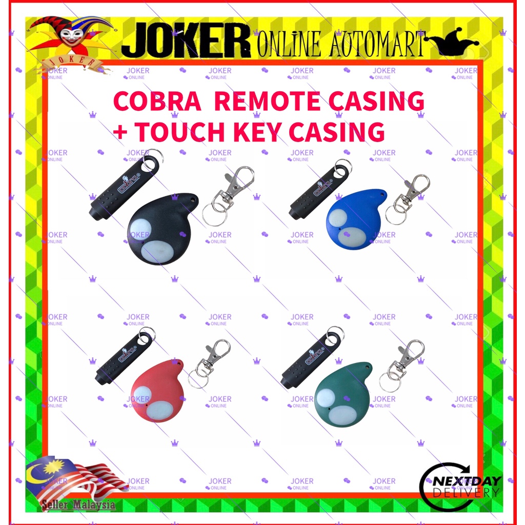 COBRA ALARM COVER CASE CASING + TOUCH KEY CASE CASING FOR HONDA TOYOTA ...