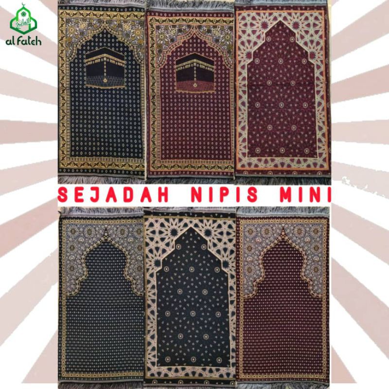 Sejadah Muka Mini Nipis Travel Kecik Paryer Mat Muka Kecil Doort Borong Murah Made In
